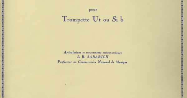 Marcel Bitsch's Vingt Études pour Trompette | Trumpet Lessons Online ...